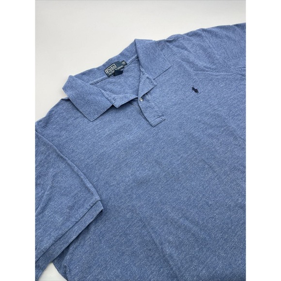Polo by Ralph Lauren | Shirts | Ralph Lauren Polo Shirt 3xb Big Blue Short Sleeve Soft Cotton ...